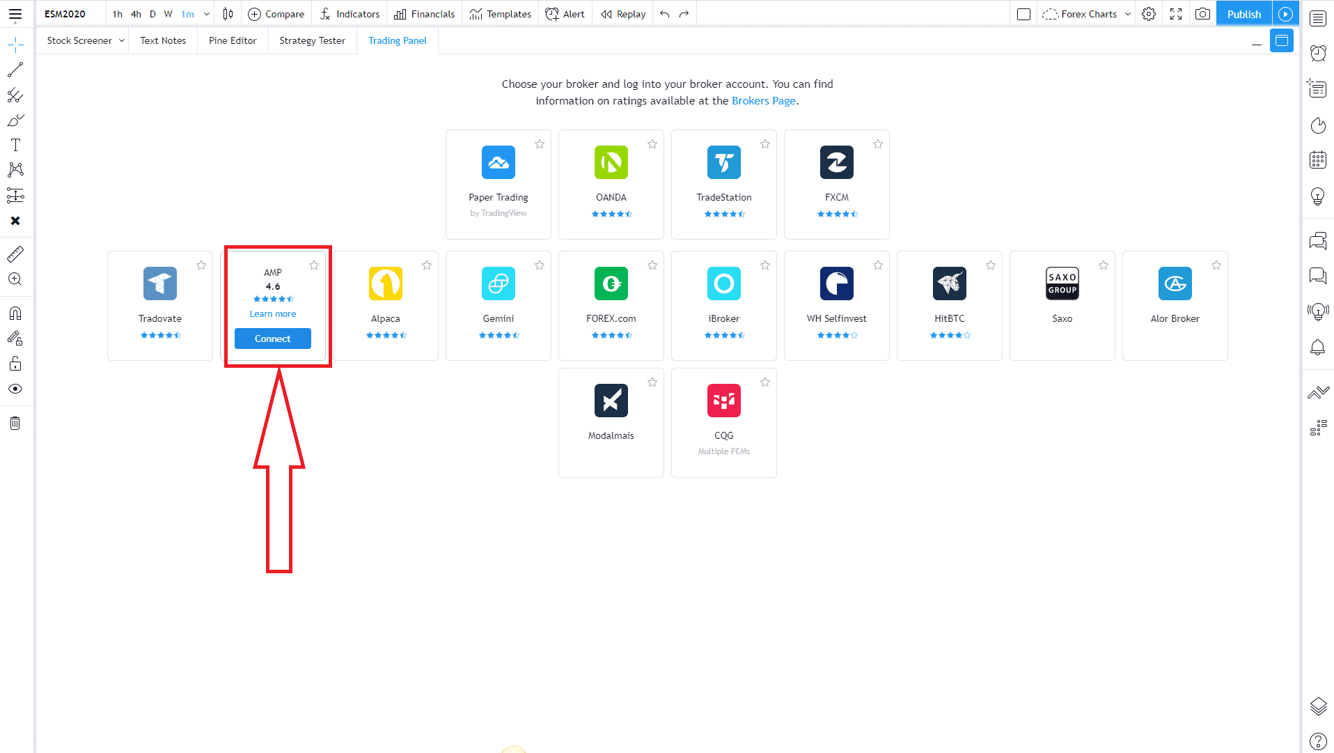 How to connect a broker to TradingView