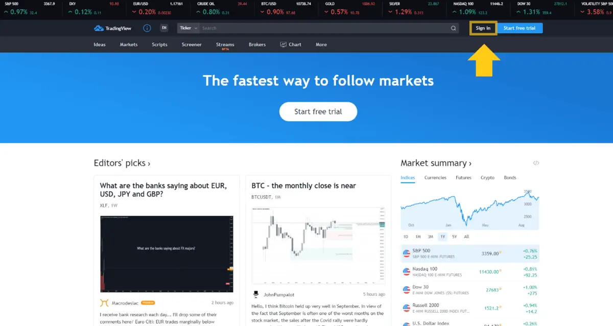 TradingView Paper Trading - Complete user guide