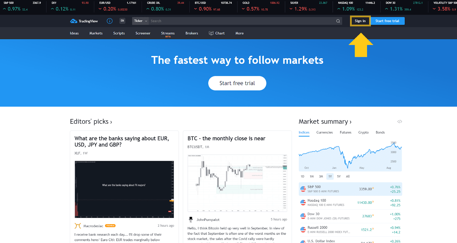 TradingView Paper Trading - Complete user guide