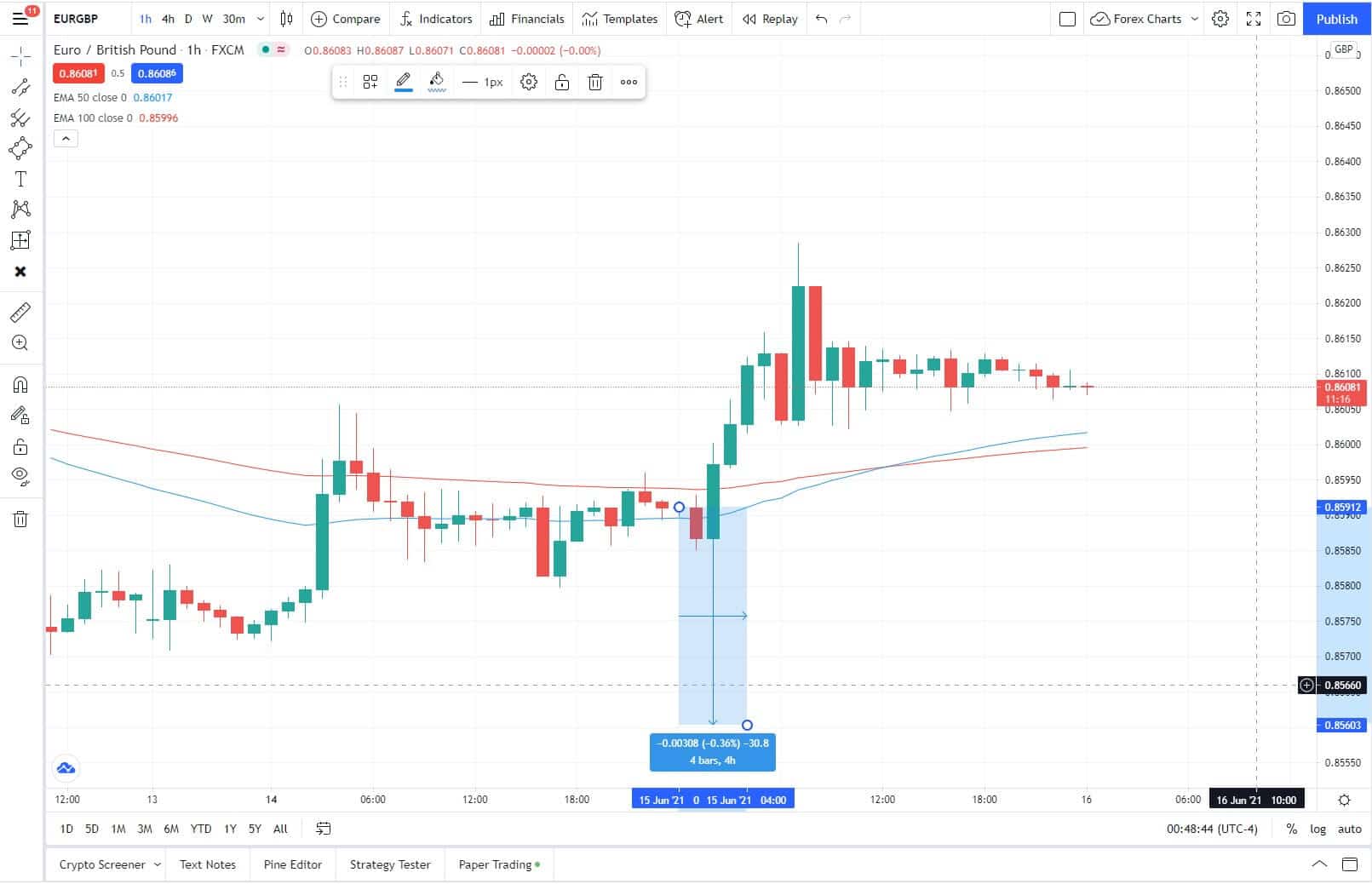 How to go to a specific date in TradingView?