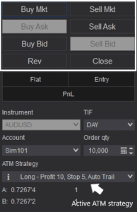 How to use NinjaTrader ATM strategy - TradaMaker