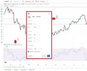 Tradingview RSI Indicator : How to add to your charts
